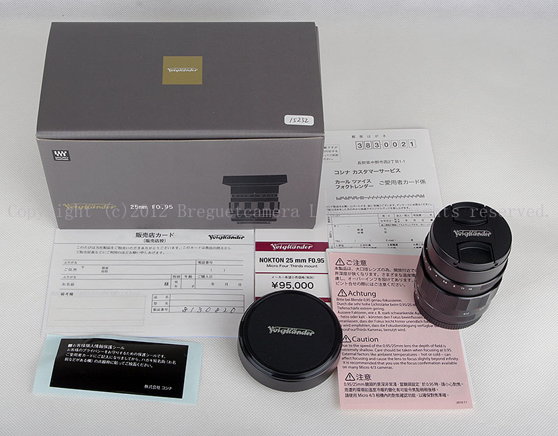 Voigtlanderフォクトレンダー 【新品】voigtlander フォクトレンダー Nokton 25mm F0 95レンズ M4 3