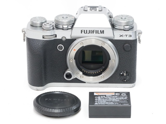 FUJIFILM X-T3 (Silver) Body 松坂屋カメラ：カメラファン | 中古カメラ・レンズ検索サイト／欲しい中古カメラが見つかる！