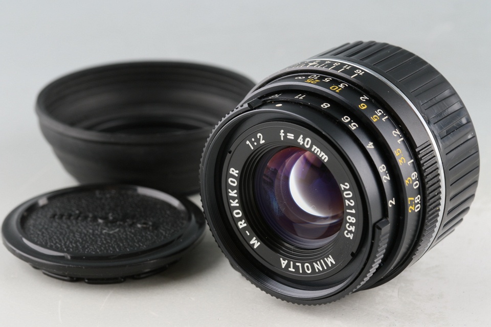 MINOLTA Minolta M-Rokkor 40mm F/2 Lens for Leica M #56066E5 イロハスショップ ...